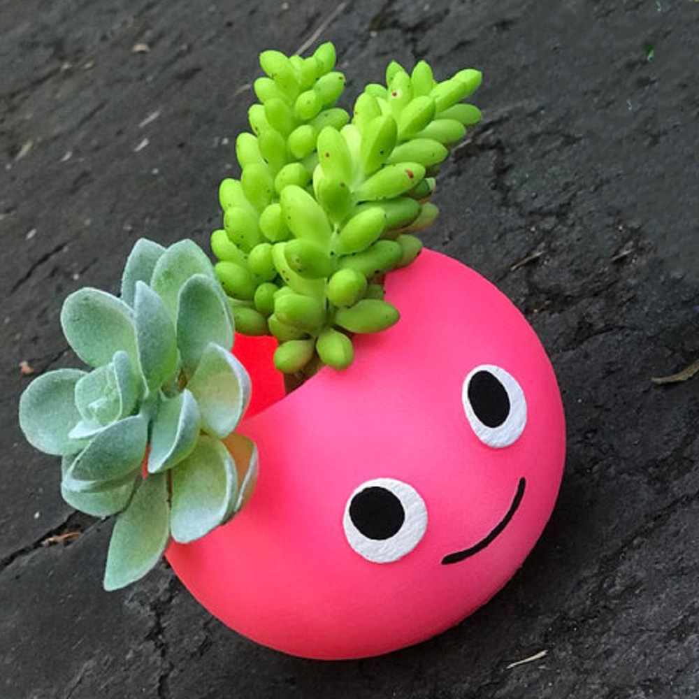 Puff planter, Surprised Face, emoji planter, Smiley Face sold by Ngant ... Puff planter, Surprised Face, emoji planter, Smiley Face sold by Ngant ...